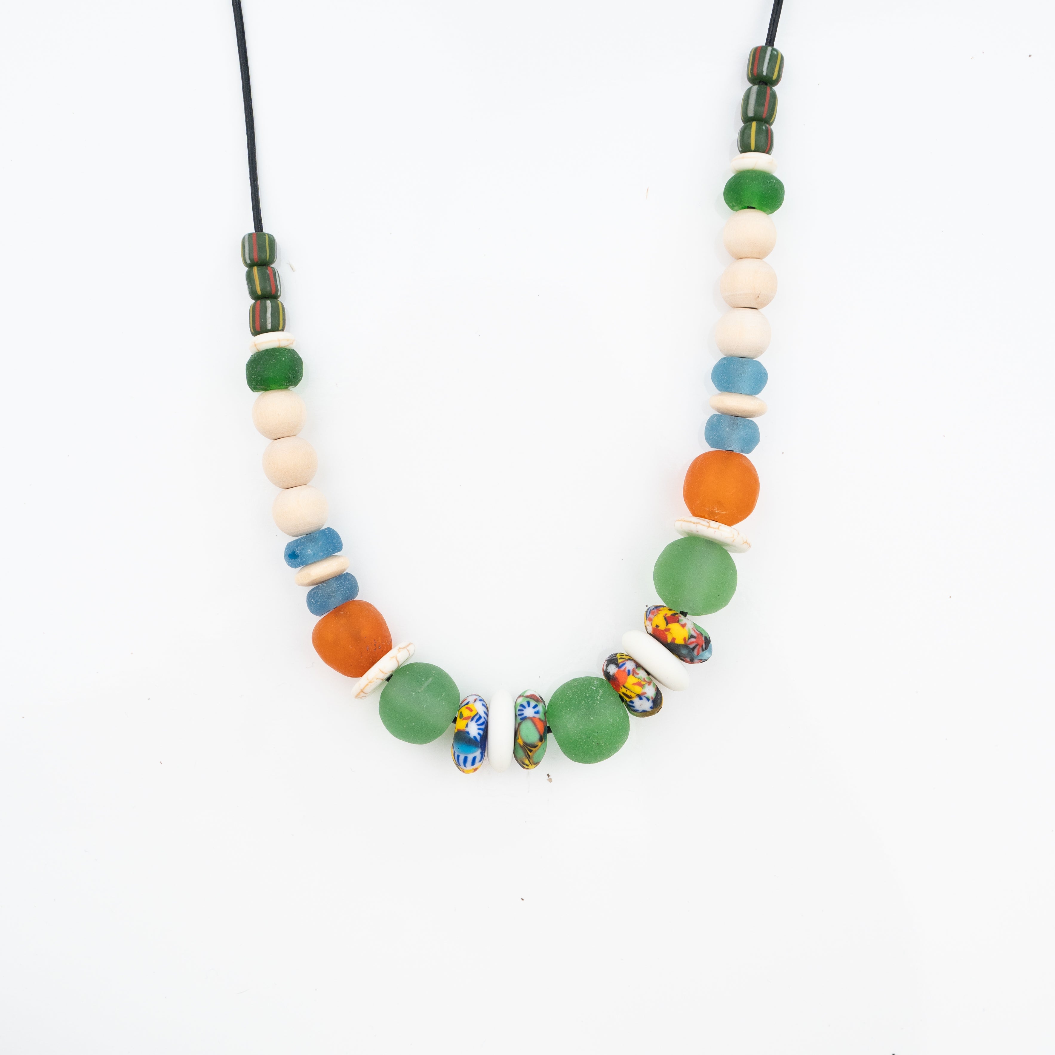 BOHO RESORT GREEN NECKLACE – Roshell Designs