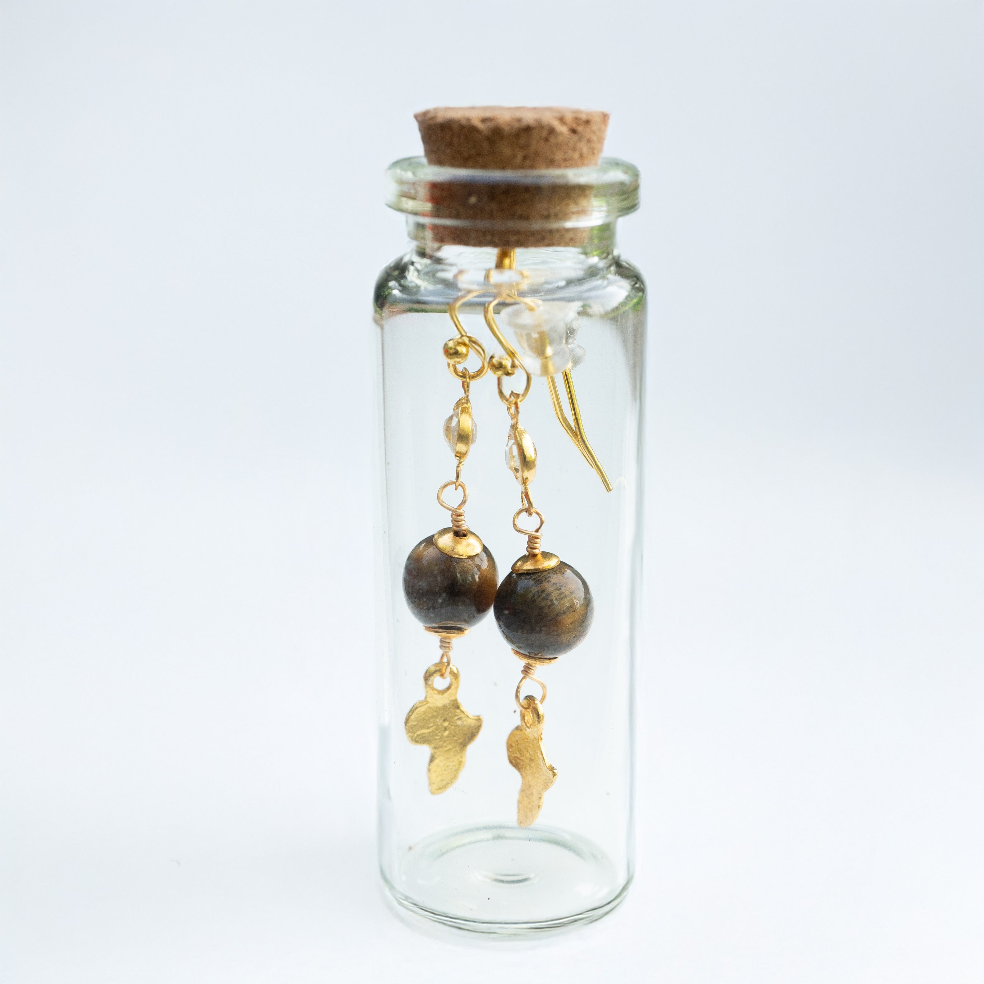 BOTTLED TIGERS EYE AFRICA - GOLD – Roshell Designs