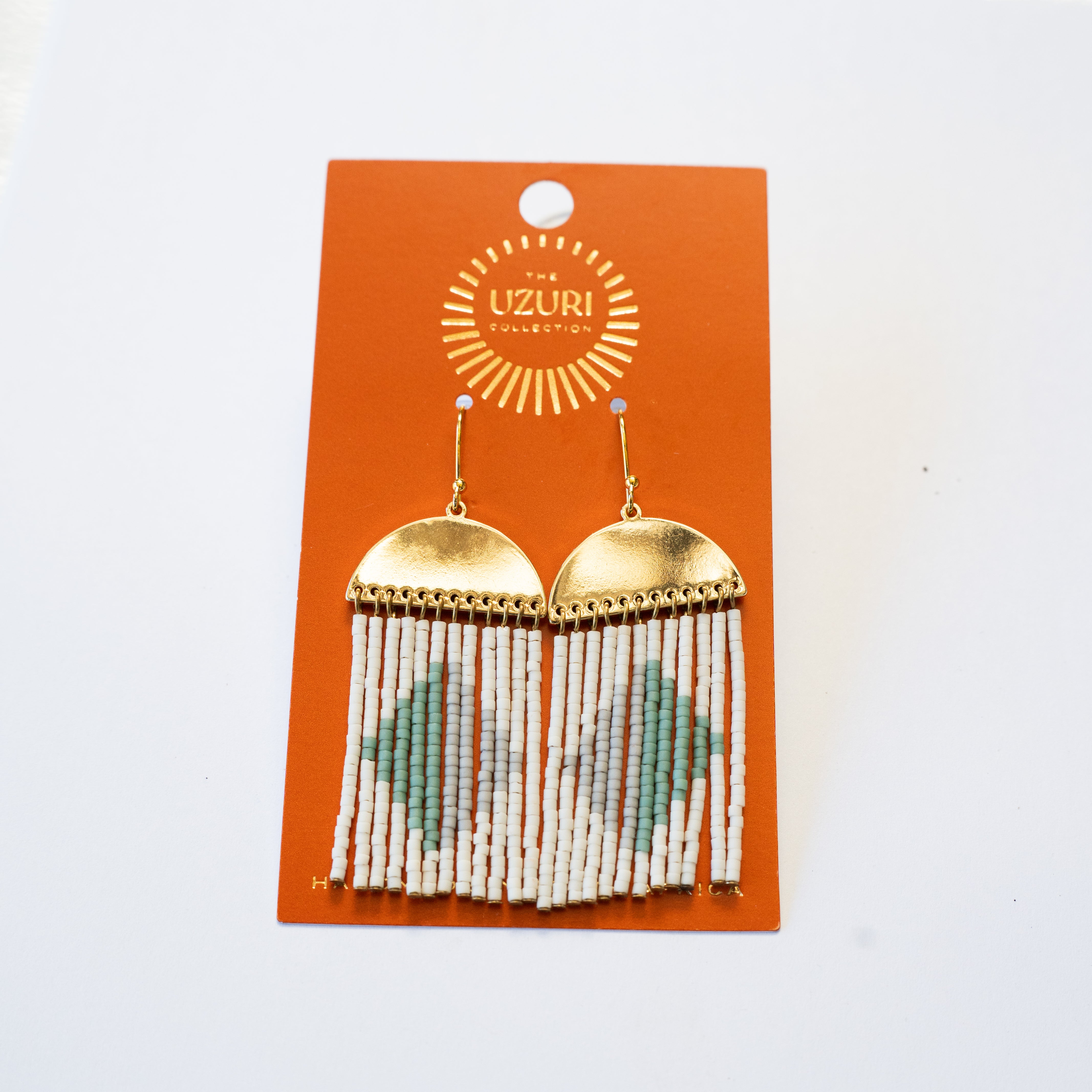 UZURI FRINGE - SAGE GREEN – Roshell Designs