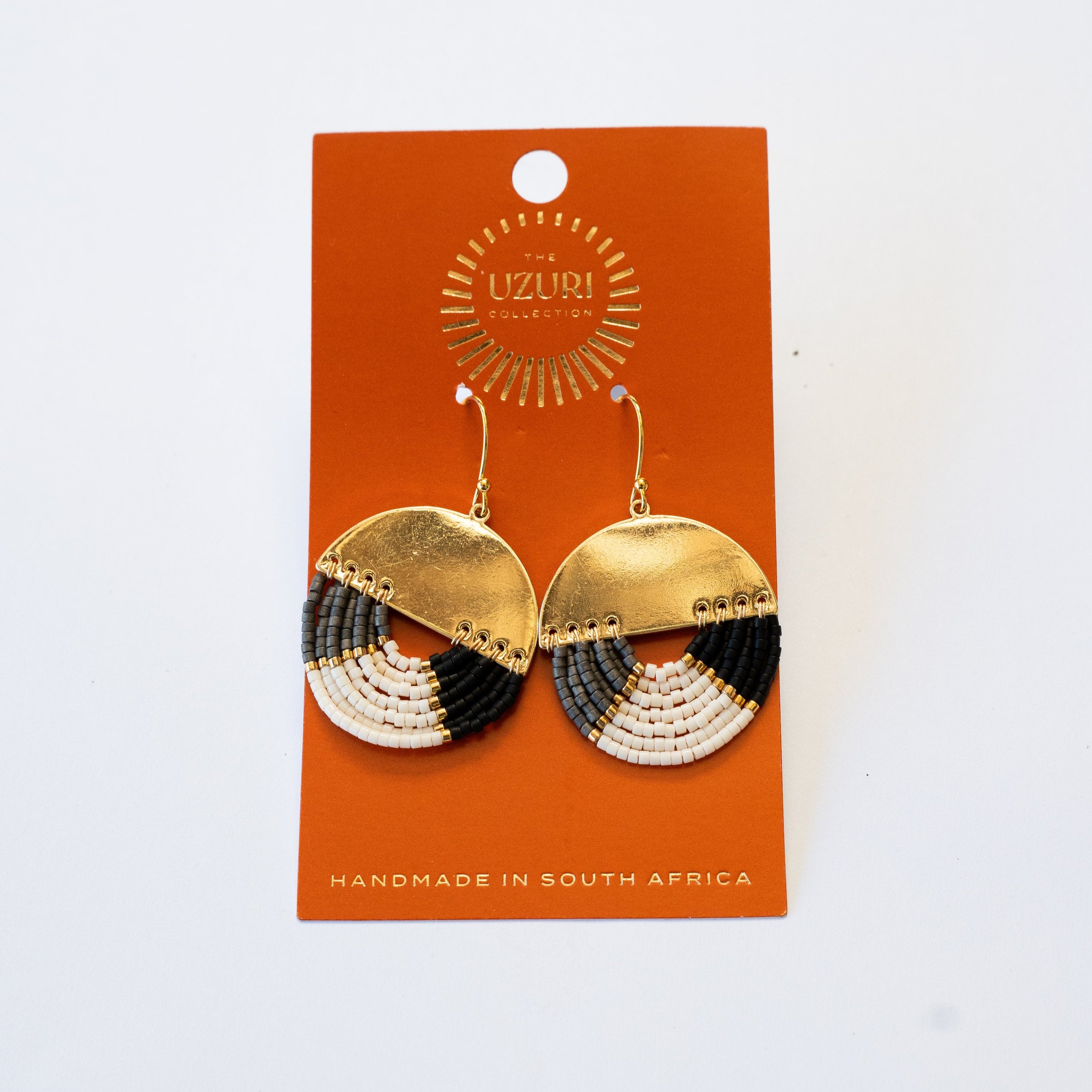 UZURI LARGE MOON - BLACK – Roshell Designs