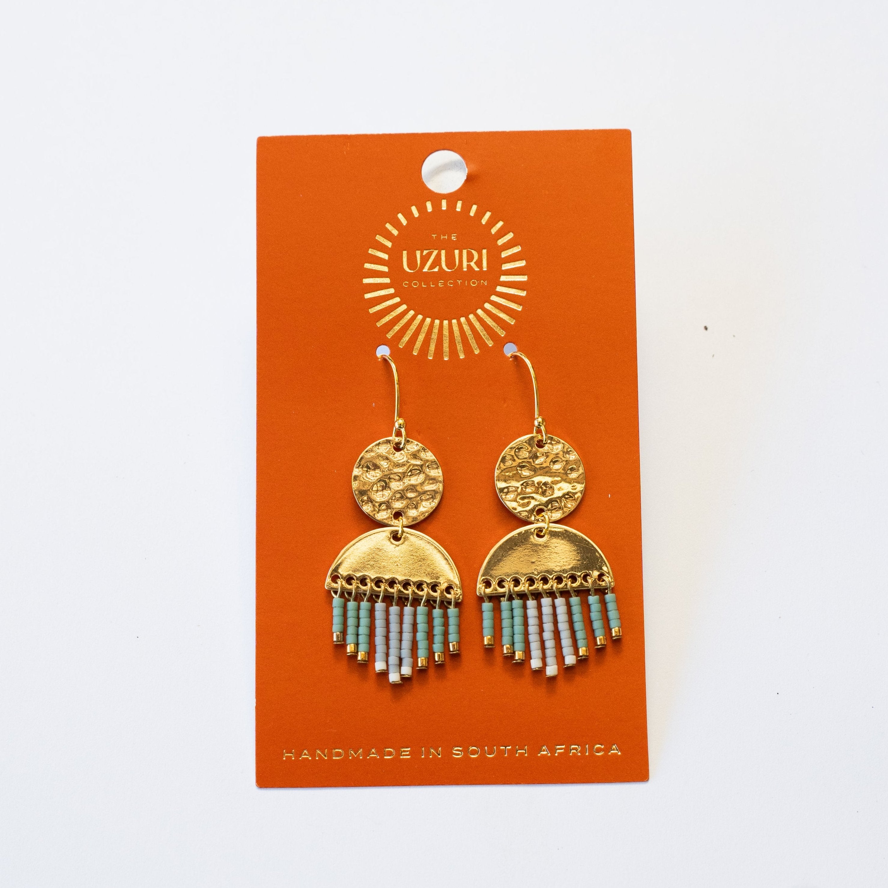 UZURI MOON FRINGE - SAGE GREEN – Roshell Designs